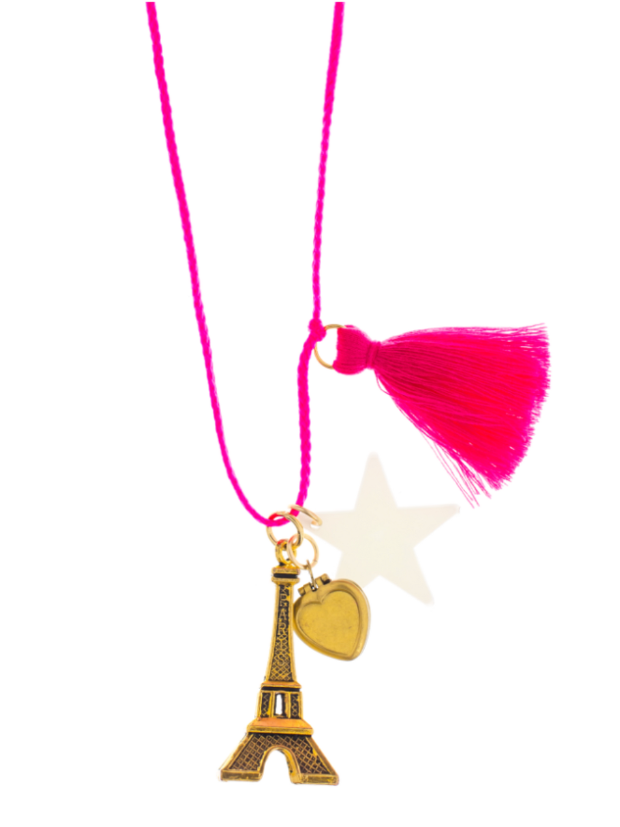 PARIS IS ALWAYS A GOOD IDEA WITH GLOW IN THE DARK STAR + HEART LOCKET ...